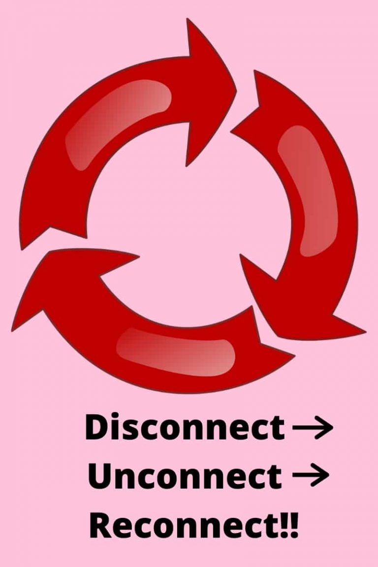 Disconnect Unconnect Reconnect | Healthy Spirituality