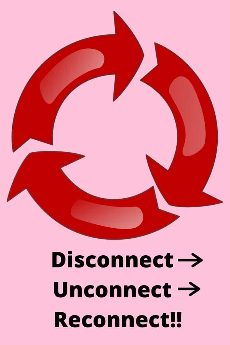Disconnect Unconnect Reconnect | Healthy Spirituality