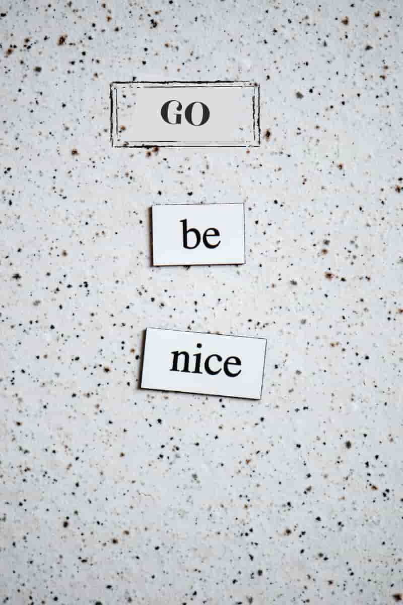 Go - Be Nice | Healthy Spirituality