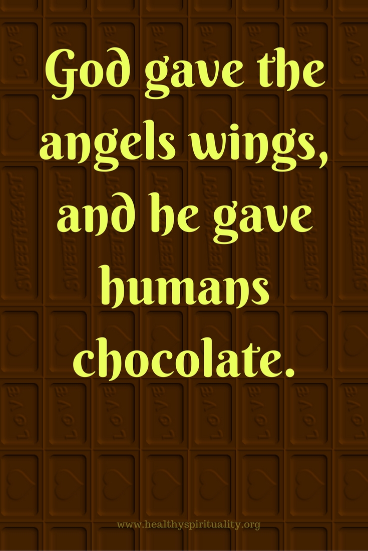 On the Third Day God Created Chocolate! | Healthy Spirituality